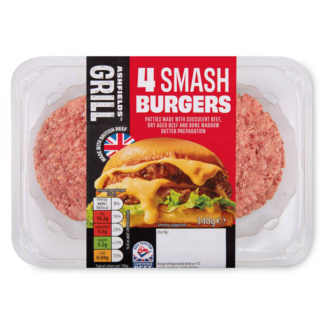 Smash Burgers 4 Pack | ALDI UK